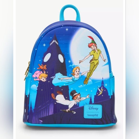 Loungefly | Bags | Loungefly Disney Peter Pan Night Flight Mini ...